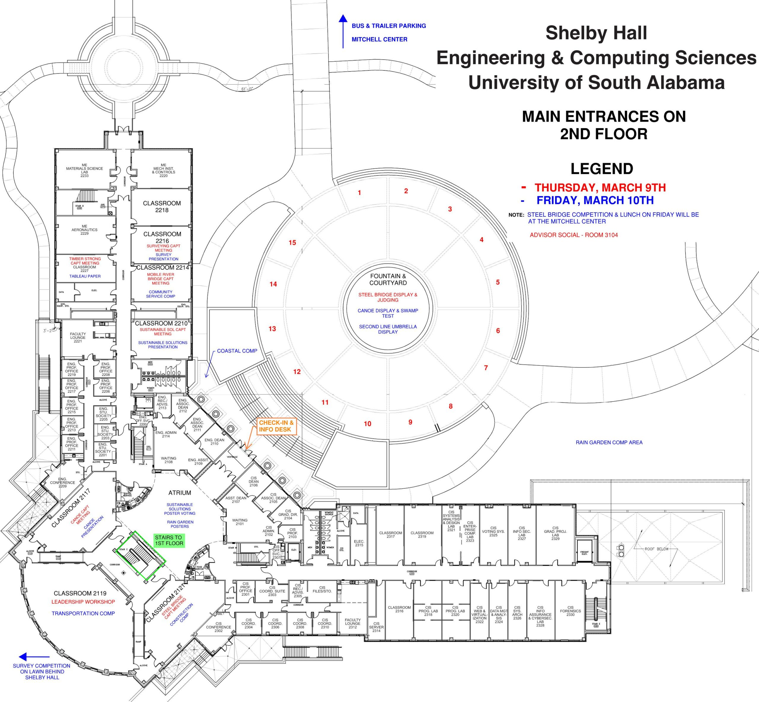 Venues & Maps – Gulf Coast